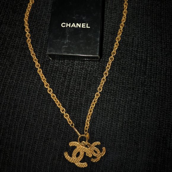 CHANEL | Jewelry | Vintage Chanel Long Chain Logo Necklace | Poshmark